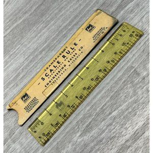 Office | Vintage Esco Scale Rule Architect 590 Surveyors Engineering ...